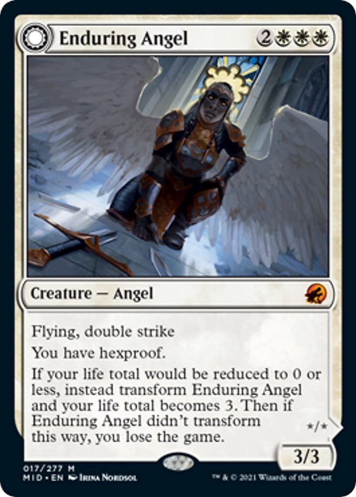 Enduring Angel - Innistrad: Midnight Hunt - Magic: The Gathering ...