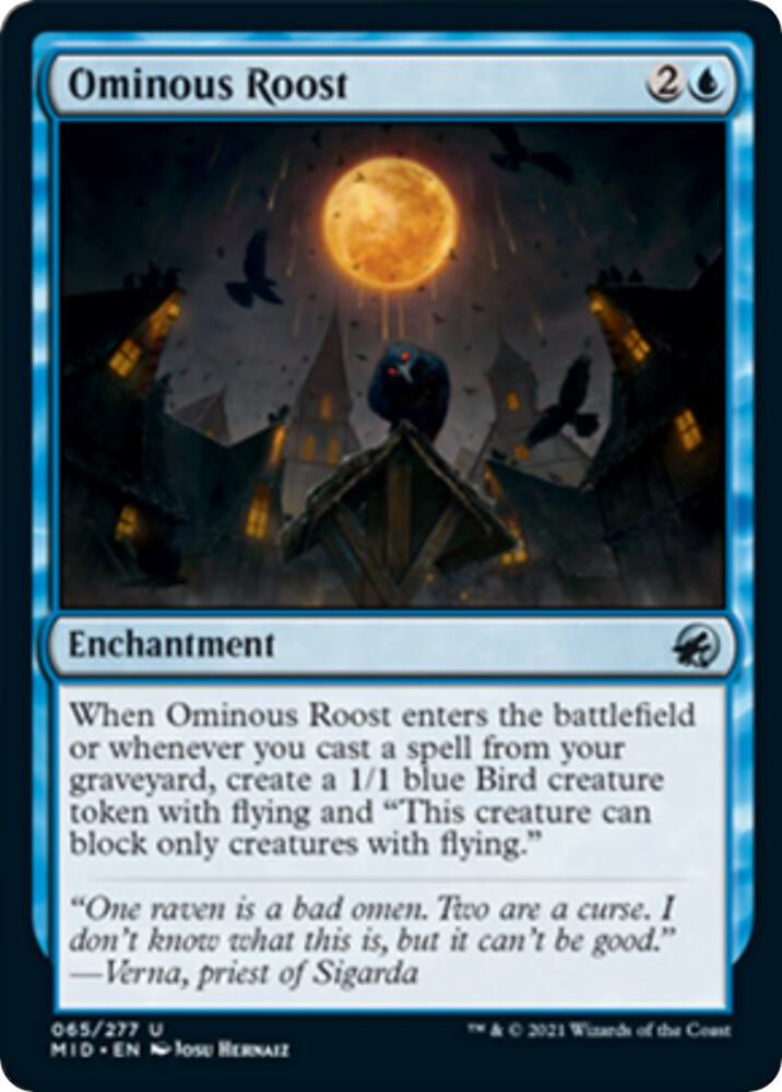 Ominous Roost - Innistrad: Midnight Hunt - Magic: The Gathering ...