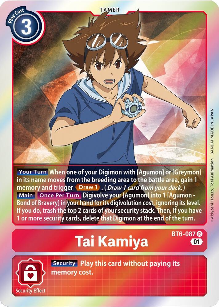 Tai Kamiya - Double Diamond - Digimon Card Game - TCGplayer.com