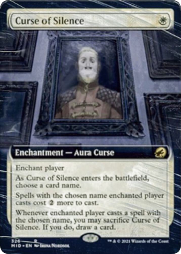 Curse of Silence (Extended Art) - Innistrad: Midnight Hunt - Magic: The ...