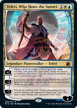 Teferi, Time Raveler - War of the Spark - Magic: The Gathering ...