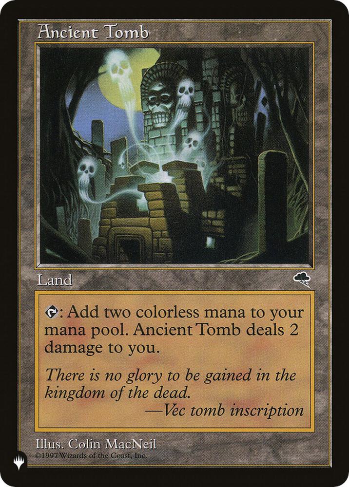 Ancient Tomb - The List Reprints - Magic: The Gathering - TCGplayer.com