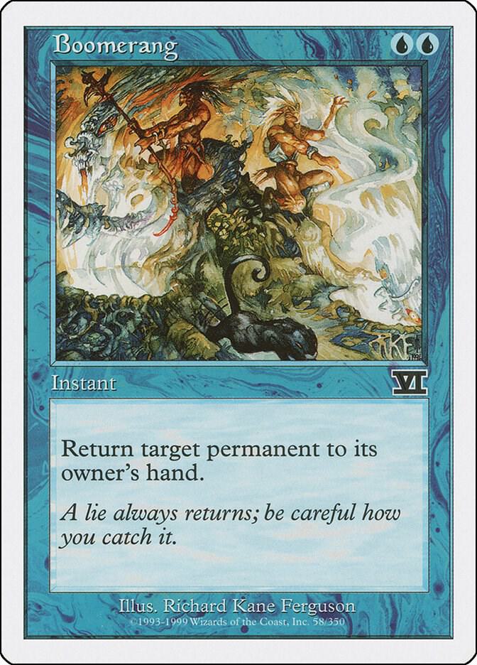 Boomerang - Classic Sixth Edition - Magic: The Gathering - TCGplayer.com