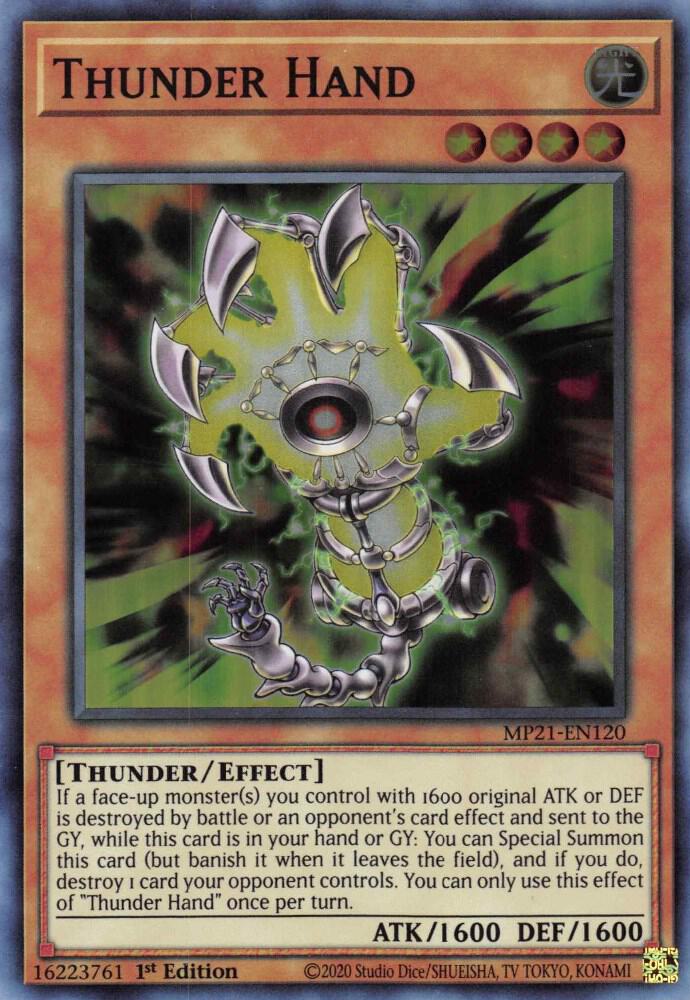 Thunder Hand - 2021 Tin of Ancient Battles - YuGiOh - TCGplayer.com