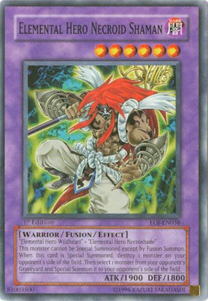 Elemental Hero Necroid Shaman - Enemy of Justice - YuGiOh - TCGplayer.com