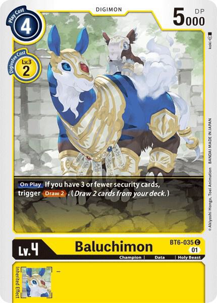 Baluchimon - Double Diamond - Digimon Card Game - TCGplayer.com