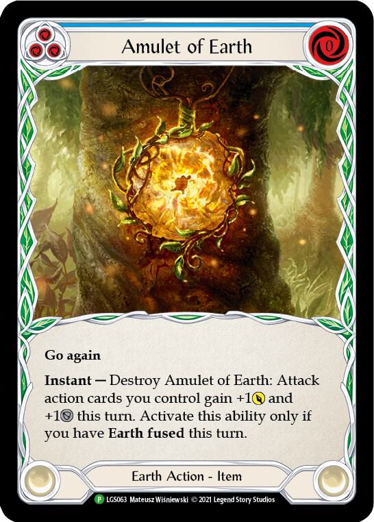 Amulet of Earth - LGS063 - Flesh and Blood: Promo Cards - Flesh and ...