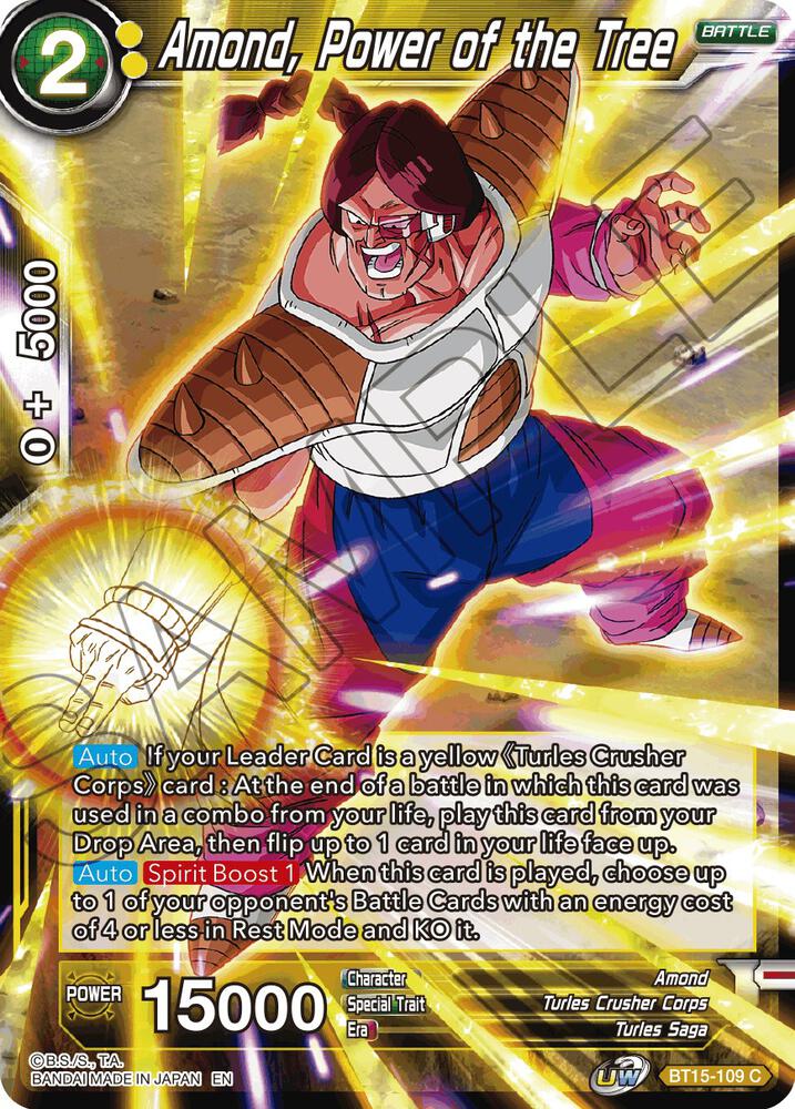 Amond, Power of the Tree - Saiyan Showdown - Dragon Ball Super: Masters ...