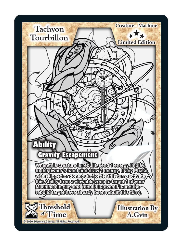 Tachyon Tourbillon (Limited Edition) - Limited Edition Sketch Cards ...