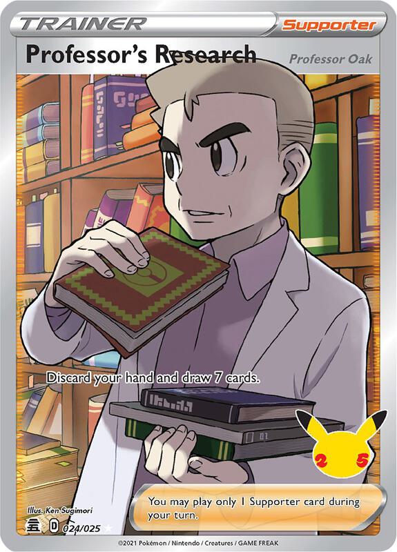 Professor's Research (Full Art) - Celebrations - Pokemon - TCGplayer.com
