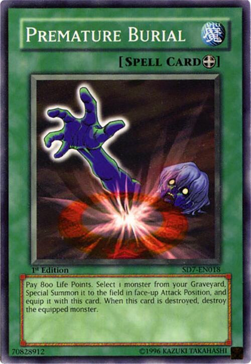 Premature Burial - Structure Deck: Invincible Fortress - YuGiOh ...