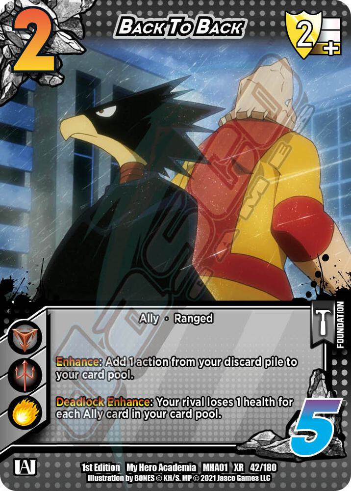 Back to Back (XR) - UniVersus: My Hero Academia - UniVersus - TCGplayer.com
