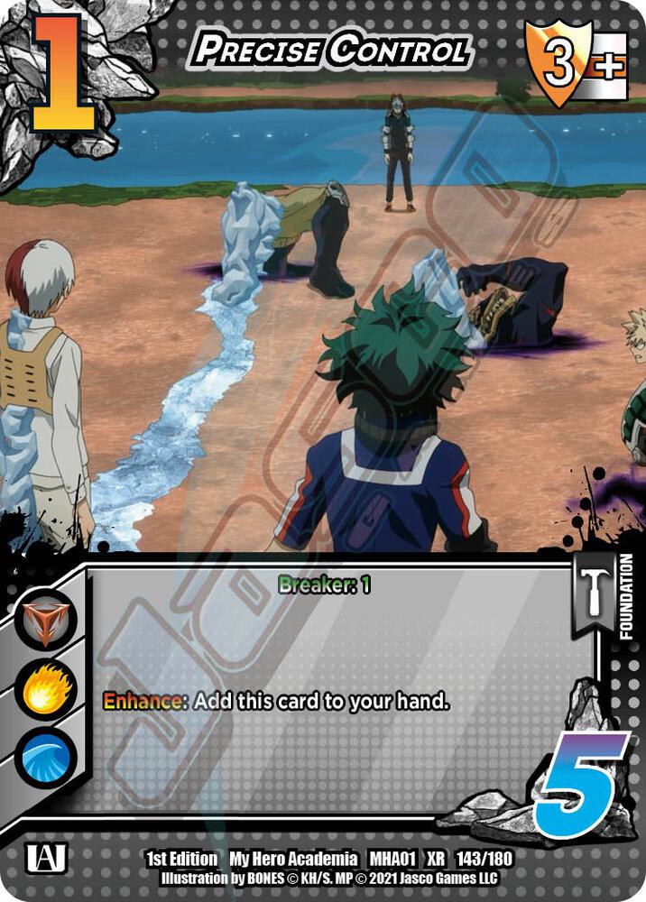 Precise Control (XR) - UniVersus: My Hero Academia - UniVersus ...