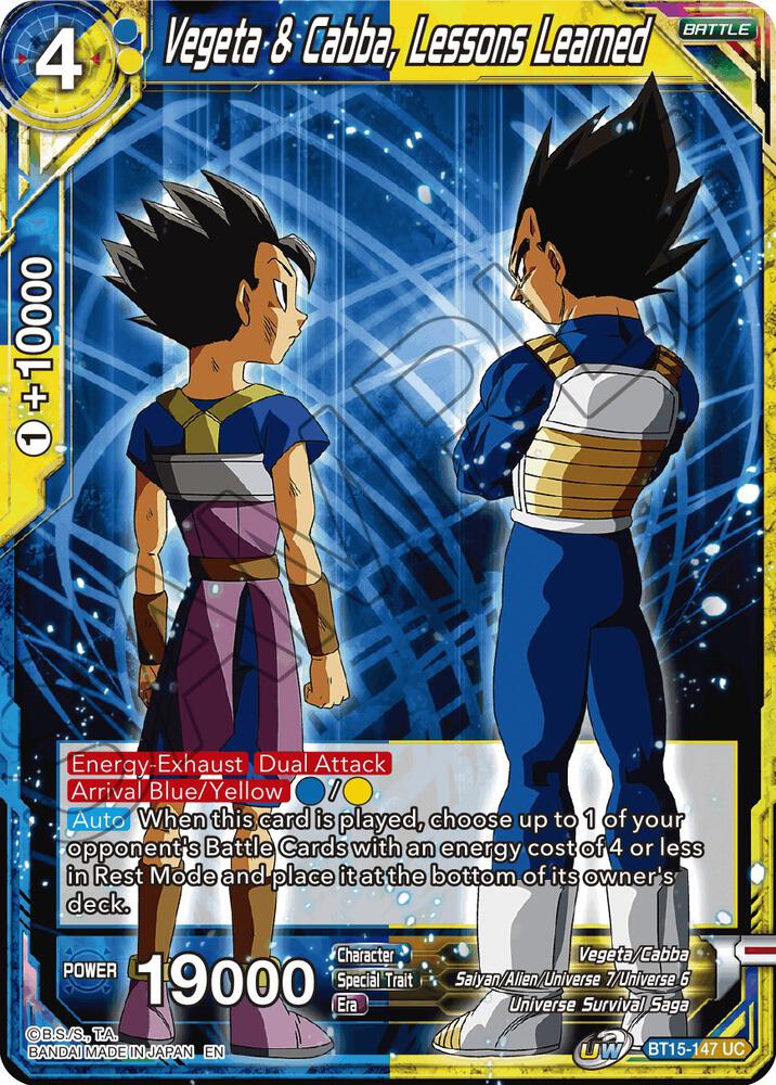 SS Cabba, Proud Zenith - Saiyan Showdown - Dragon Ball Super: Masters