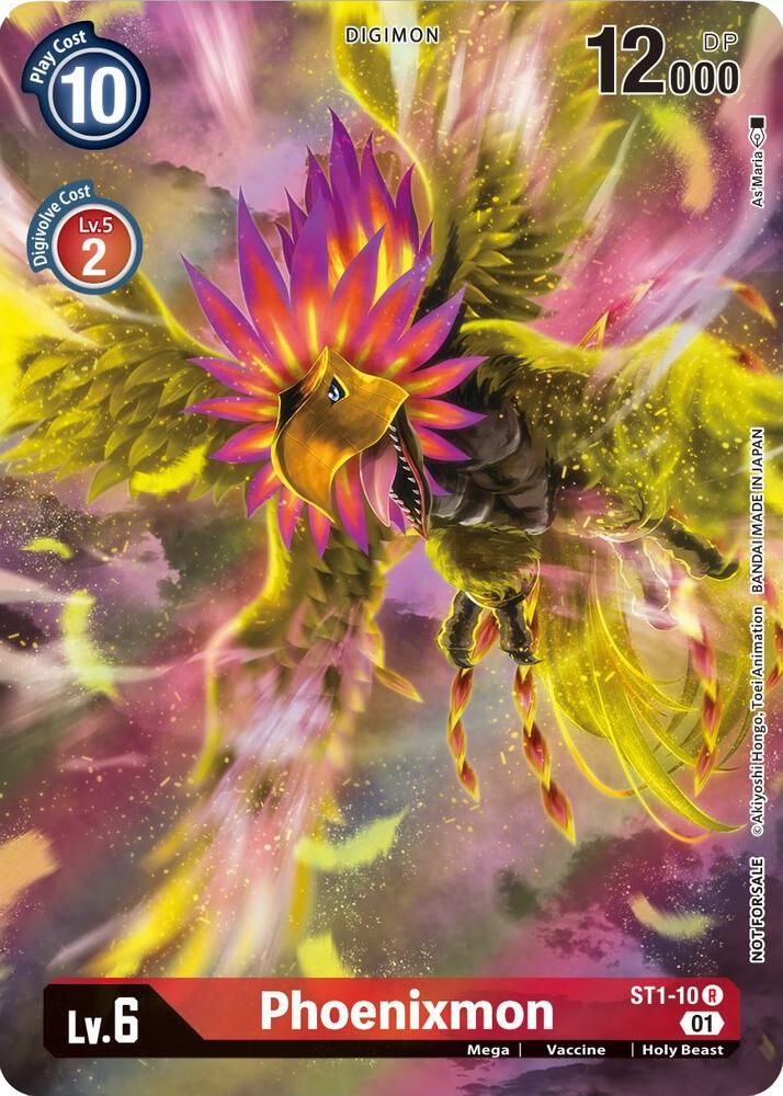 Phoenixmon (1-Year Anniversary Box Topper) - Starter Deck 01: Gaia Red ...