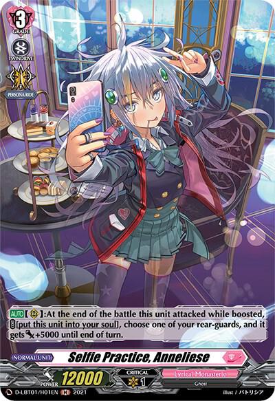 Selfie Practice, Anneliese (Holo) - D-LBT01: Lyrical Melody - Cardfight ...
