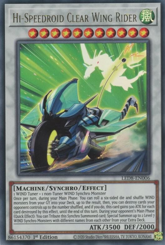 Hi-Speedroid Clear Wing Rider - Legendary Duelists: Synchro Storm - YuGiOh - TCGplayer.com