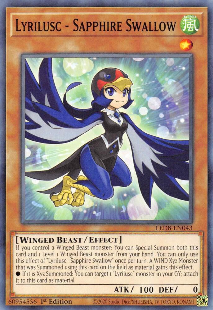 Lyrilusc - Sapphire Swallow - Legendary Duelists: Synchro Storm - YuGiOh - TCGplayer.com