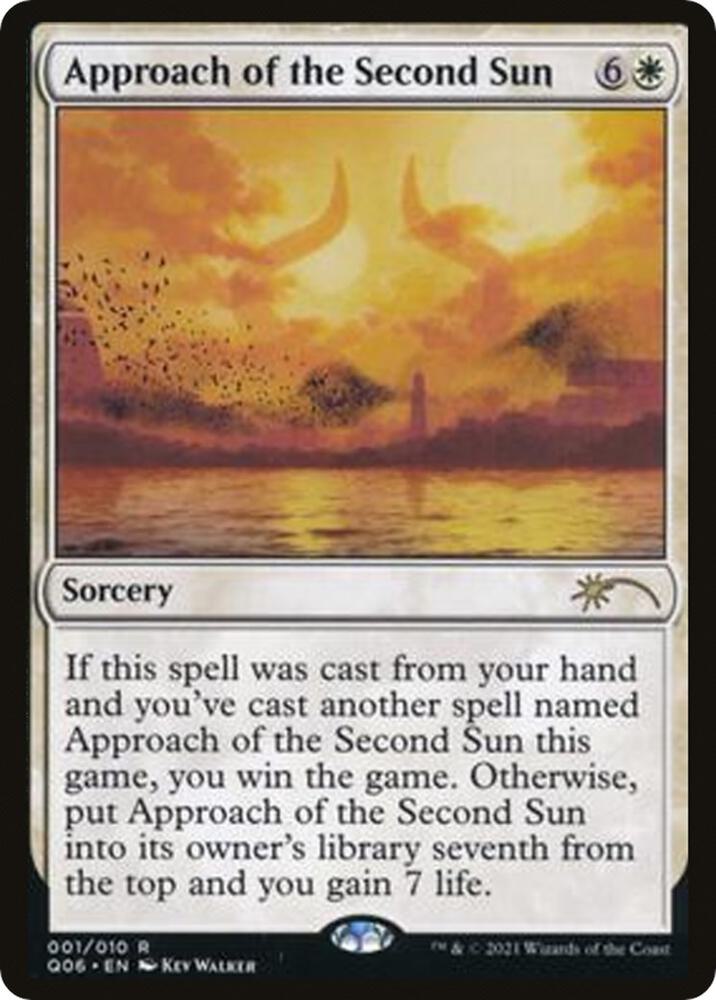 Approach of the Second Sun - Unique and Miscellaneous Promos - Magic: The Gathering - TCGplayer.com