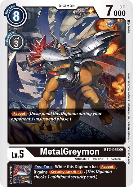 MetalGreymon - BT2-063 (Official Tournament Pack Vol.3) - Release ...