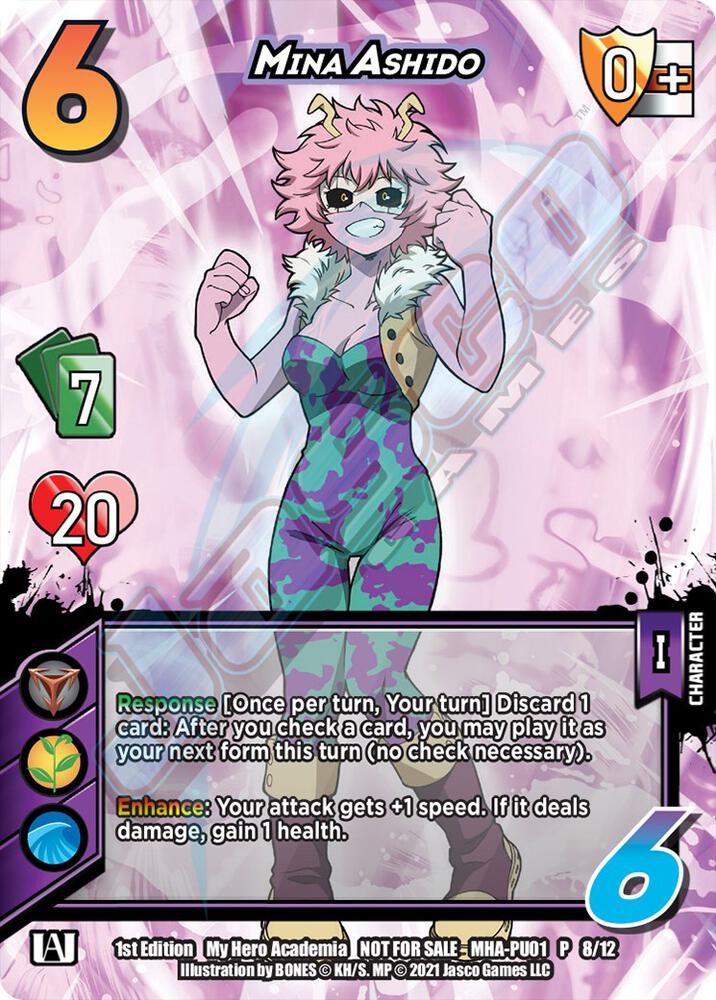 Mina Ashido (Plus Ultra Pack 1) - UniVersus: My Hero Academia Promo Cards - UniVersus ...
