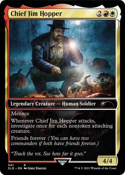 Chief Jim Hopper - Secret Lair Drop Series - Magic: The Gathering ...