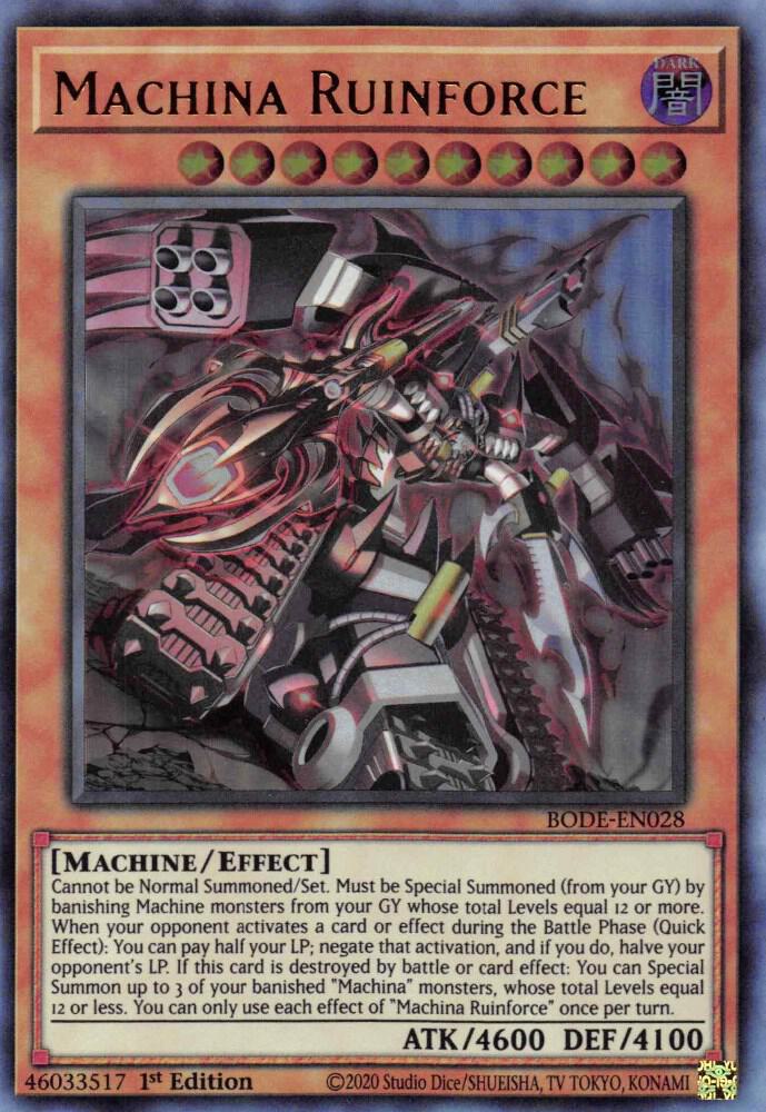 Machina Ruinforce - Burst of Destiny - YuGiOh - TCGplayer.com
