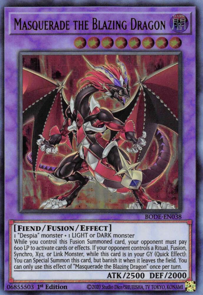 Masquerade the Blazing Dragon - Burst of Destiny - YuGiOh - TCGplayer.com