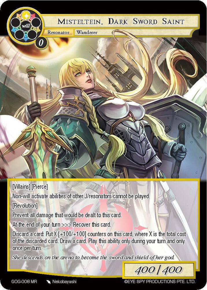 Misteltein, Dark Sword Saint - Game of Gods - Force of Will