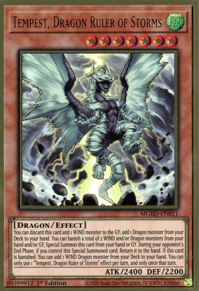 Tempest, Dragon Ruler of Storms - Maximum Gold: El Dorado - YuGiOh ...
