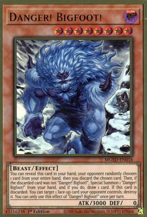 Danger! Bigfoot! (Alternate Art) - Maximum Gold: El Dorado - YuGiOh - TCGplayer.com