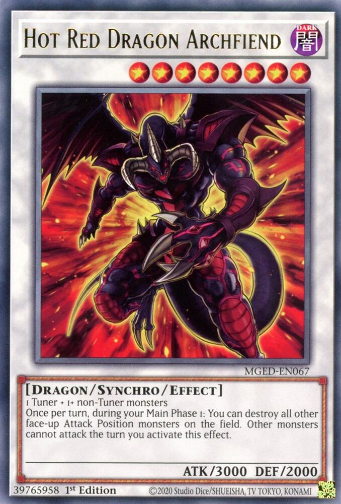 Tyrant Red Dragon Archfiend - The Dark Illusion - YuGiOh