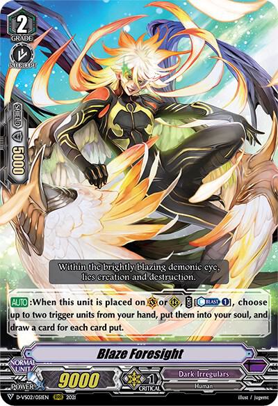Blaze Foresight - D-VS02: V Clan Collection Vol.2 - Cardfight Vanguard - TCGplayer.com
