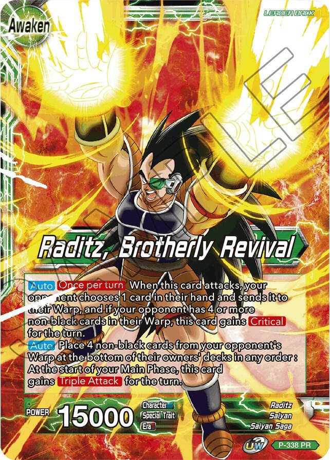 Raditz // Raditz, Brotherly Revival - Promotion Cards - Dragon Ball ...