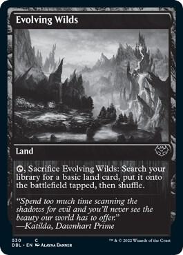 Evolving Wilds (530) - Innistrad: Double Feature - Magic: The Gathering ...