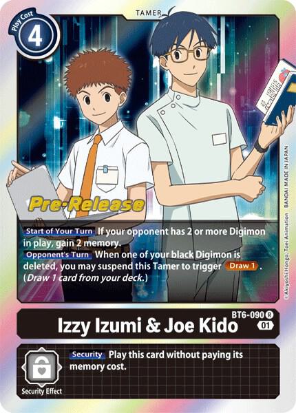Izzy Izumi & Joe Kido - Double Diamond Pre-Release Cards - Digimon Card Game - TCGplayer.com