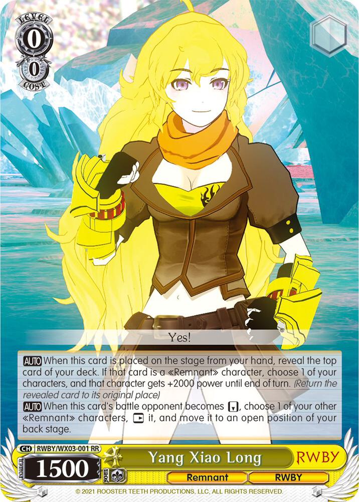 Yang Xiao Long - RWBY - Weiss Schwarz