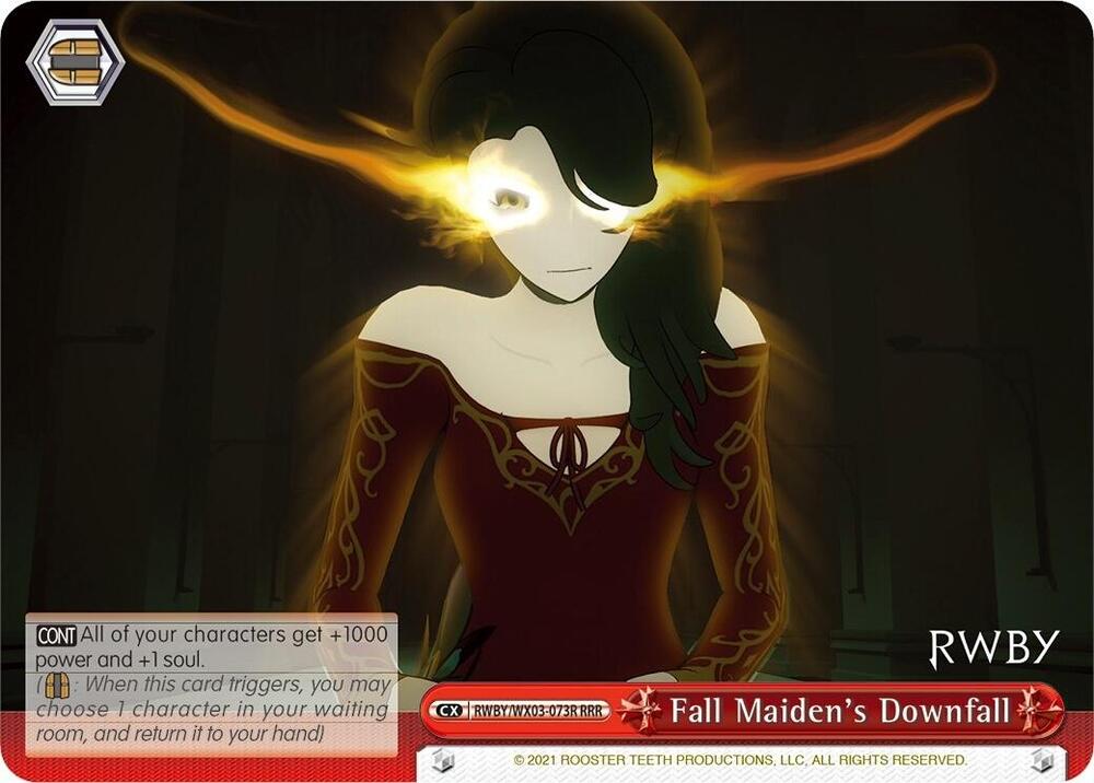 Fall Maiden's Downfall (RRR) - RWBY - Weiss Schwarz