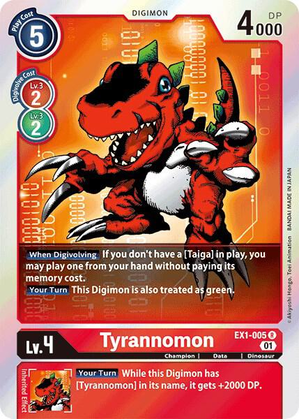 Tyrannomon - Classic Collection - Digimon Card Game - TCGplayer.com