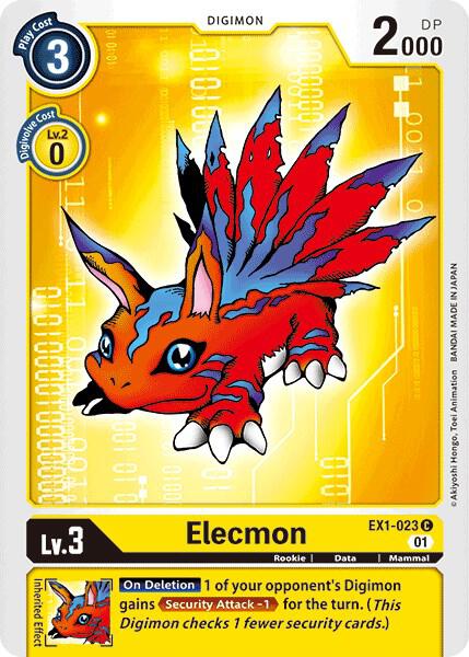 Elecmon - Classic Collection - Digimon Card Game - TCGplayer.com