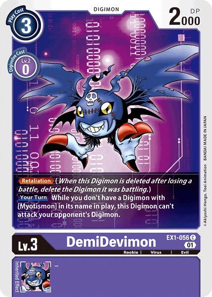 DemiDevimon - Classic Collection - Digimon Card Game - TCGplayer.com