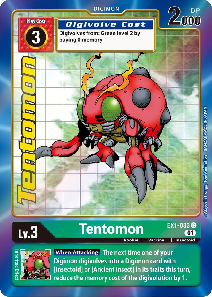 Tentomon (Alternate Art) - Classic Collection - Digimon Card Game ...