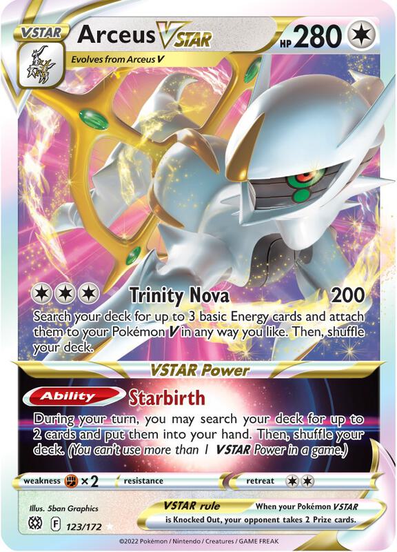 Arceus V (Full Art) - SWSH09: Brilliant Stars - Pokemon - TCGplayer.com
