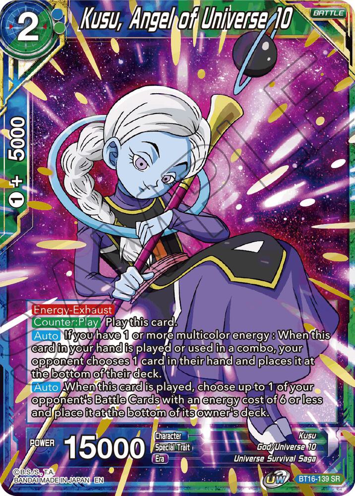 Kusu, Angel of Universe 10 - Realm of the Gods - Dragon Ball Super ...