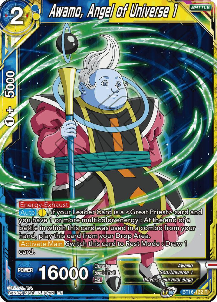 Awamo, Angel of Universe 1 - Realm of the Gods - Dragon Ball Super ...
