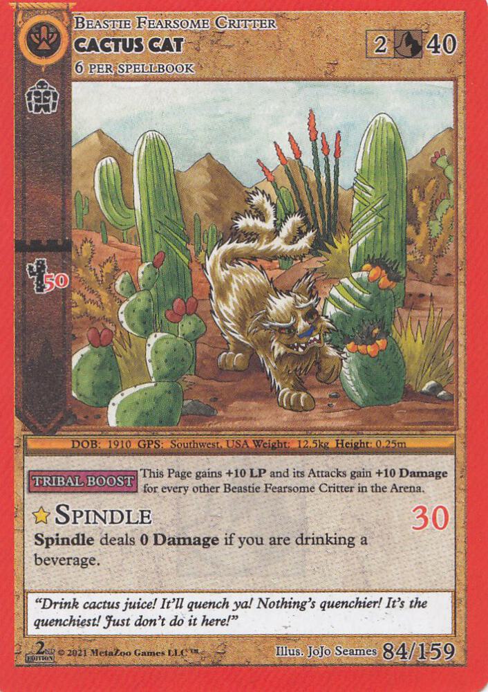 Cactus Cat - Cryptid Nation: Second Edition - MetaZoo - TCGplayer.com