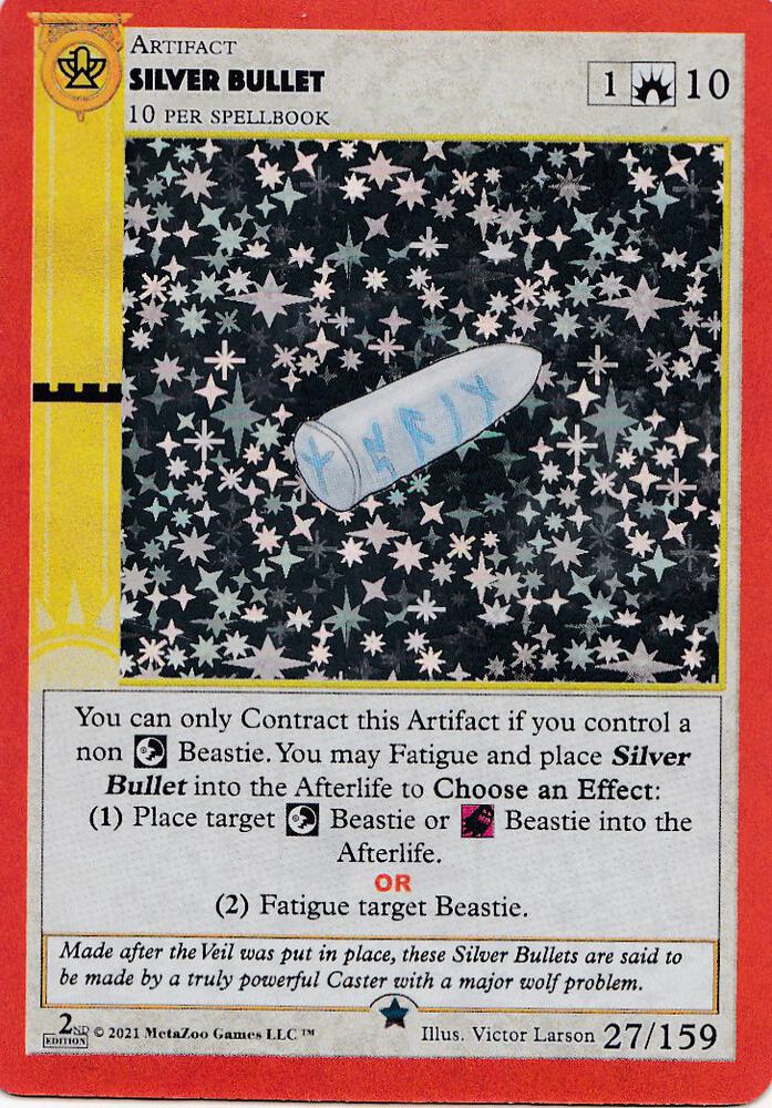 Silver Bullet - Cryptid Nation: Second Edition - MetaZoo - TCGplayer.com