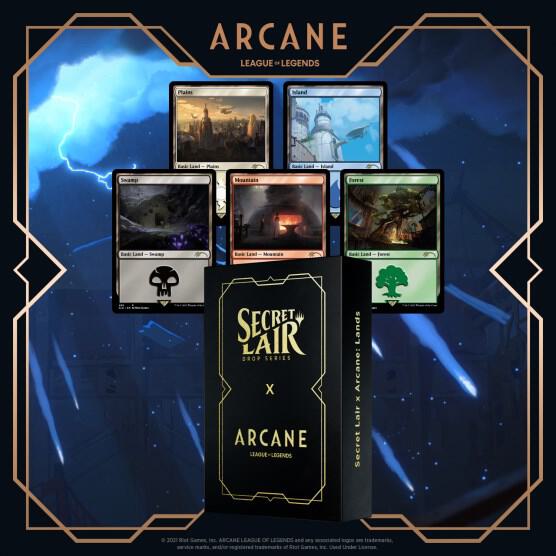 Secret Lair Drop: Secret Lair x Arcane: Lands - Non-Foil Edition ...