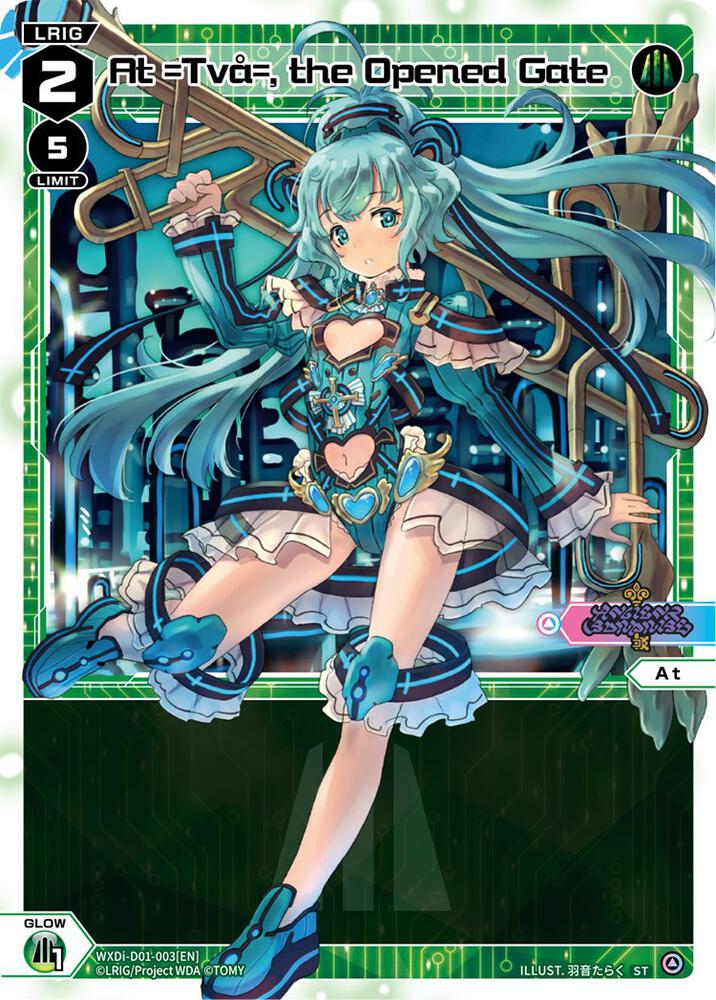 At =Tva=, the Opened Gate - Diva Debut Deck D01: Ancient Surprise - WIXOSS
