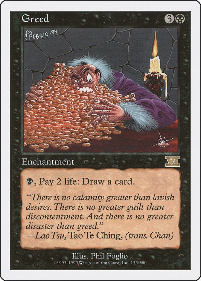 Greed - Classic Sixth Edition - Magic: The Gathering - TCGplayer.com